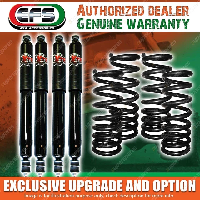 EFS LIFT KIT Shocks Coil Springs for LANDCRUISER HZJ FZJ 80 Series 3 ...