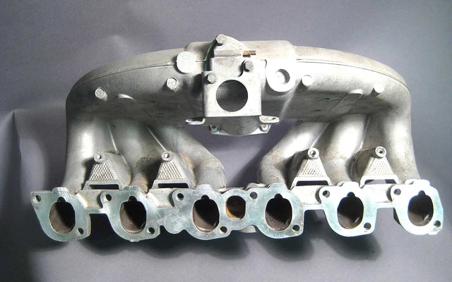 BMW E30 E34 M20 Engine Factory Aluminum Intake Manifold Plenum 1984 ...