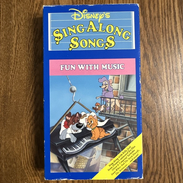 DISNEY SING ALONG Songs Volume 5 - Fun with Music -VHS 1989 Video ...