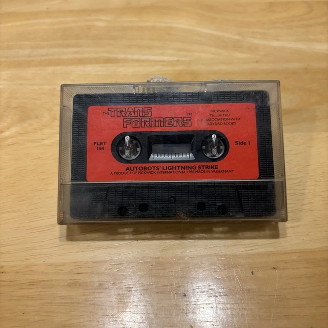 TRANSFORMERS AUTOBOTS LIGHTNING Strike Pickwick Ladybird Cassette Tape ...