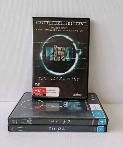 THE RING & The Ring 2 & Rings DVD Supernatural Horror 3 X movies Region ...