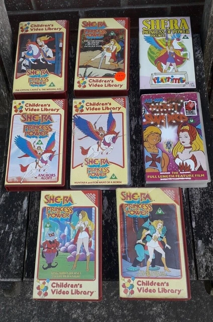 COLLECTION 8 VINTAGE 1980s VHS Videos She-Ra Princess of Power & He-Man ...