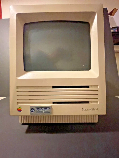 MAC SE APPLE Macintosh SE Computer M5010 1Mb RAM (2) FDD CLASSIC ...