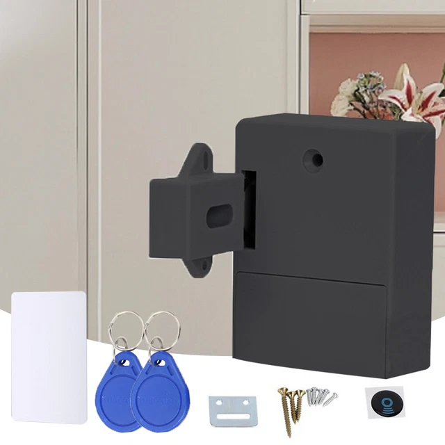 RFID ELECTRONIC CABINET Lock Hidden RFID Lock Smart Sensor with 2 Key ...