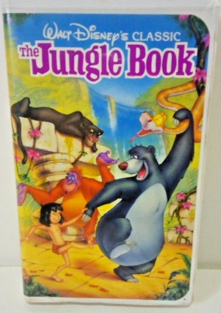 WALT DISNEY'S JUNGLE Book-VHS-Black Diamond Classics-#1122-classic ...