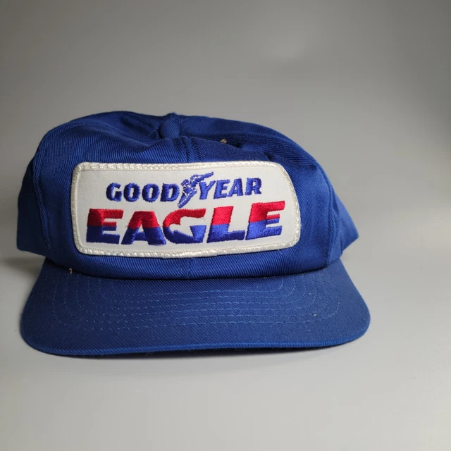 RARE VINTAGE GOODYEAR Eagle Snapback Trucker Hat, Cap w/ Patch ...