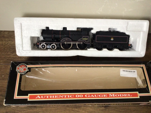 DAPOL (MAINLINE) 4-4-0 Fowler 2P Loco 40569 BR Black (Suit Hornby ...