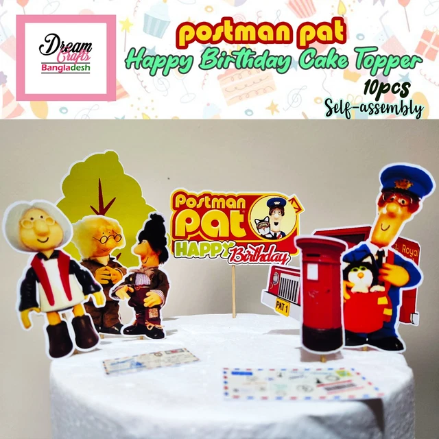 POSTMAN PAT CAKE Topper - 10 pcs, Birthday Cakes Decoration, Fast ... POSTMAN PAT CAKE Topper - 10 pcs, Birthday Cakes Decoration, Fast ...