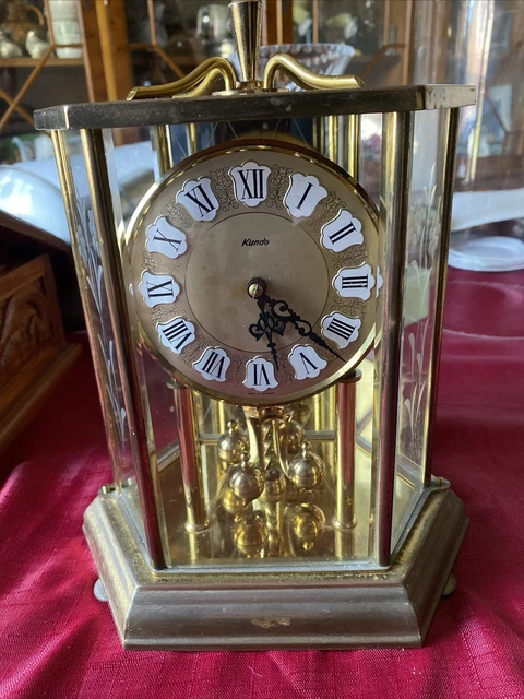 VINTAGE KUNDO 400 Day Anniversary Clock, Fully Functional with Key £45. ...