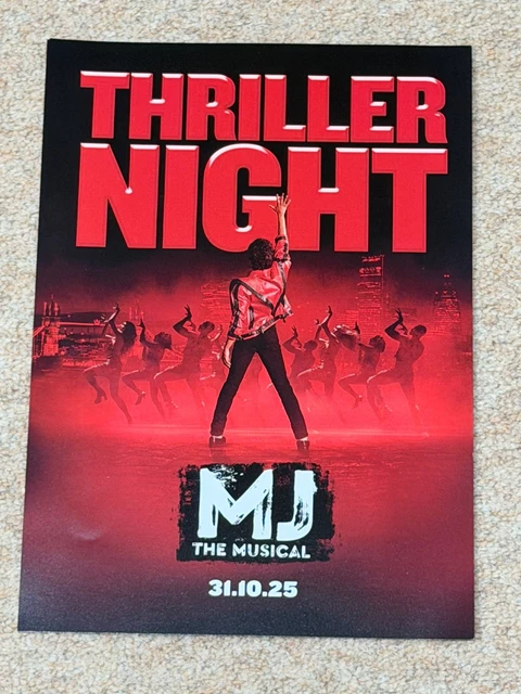 MJ THE MUSICAL Thriller Night 31 October 2025 Halloween Anniversary ...