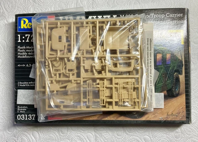 REVELL 03137 HMMWV M998 Cargo/Troop Carrier + M1025 Armament Carrier 1/ ...