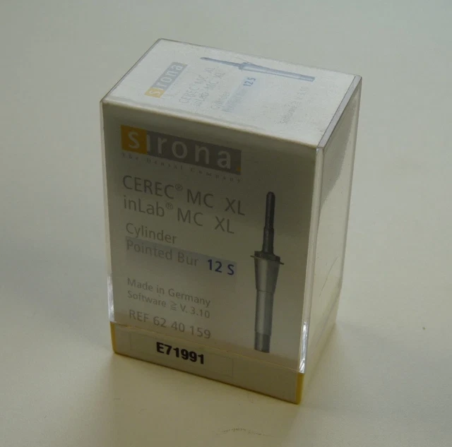 1 BOHRER SIRONA Dental CEREC® MC XL inLab® MC XL Cylinder Pointed Bur ...