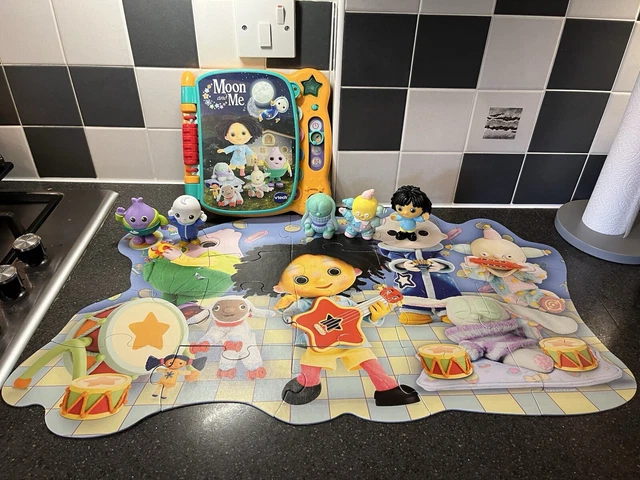 RARE VTECH CBEEBIES Moon and Me Interactive Book With Full Set Of ...