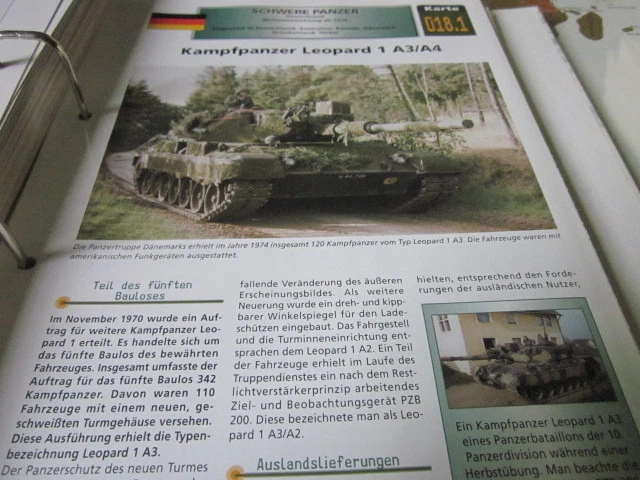 ARCHIV MILITÄRFAHRZEUGE PANZER Deutschland 18.1 Leopard 1 A3/4 2S EUR 6 ...