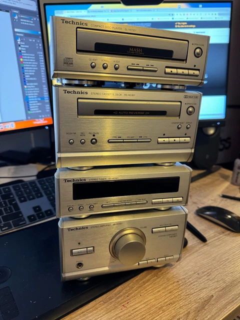 TECHNICS MICRO HIFI System CD Tape Tuner Amp SE-HD301 RS-HD301 Sl-HD301 ...