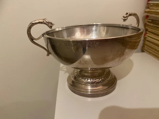 COUPE ARGENT MINERVEPREMIER titre,bourguignon, trophée Volney, daté de ...