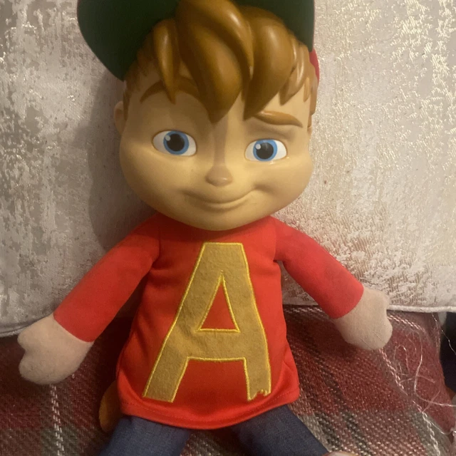 ALVIN AND THE Chipmunks 14” Talking Alvin Toy Soft Plush Figure Fisher ...