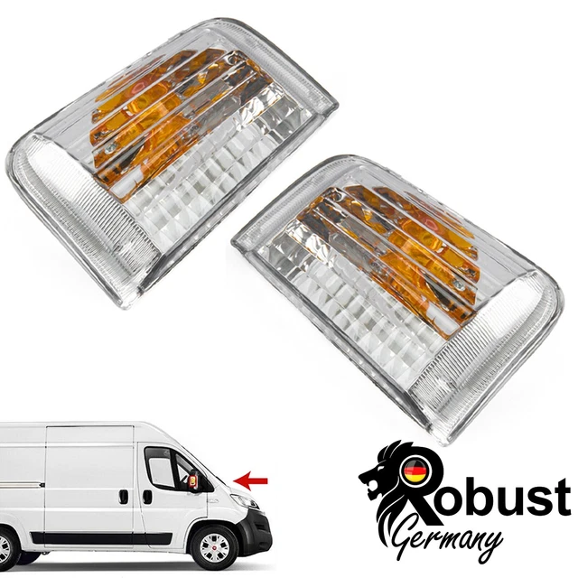 2X SPIEGELBLINKER BLINKLEUCHTE Set Für Fiat Ducato Citroen Jumper ...