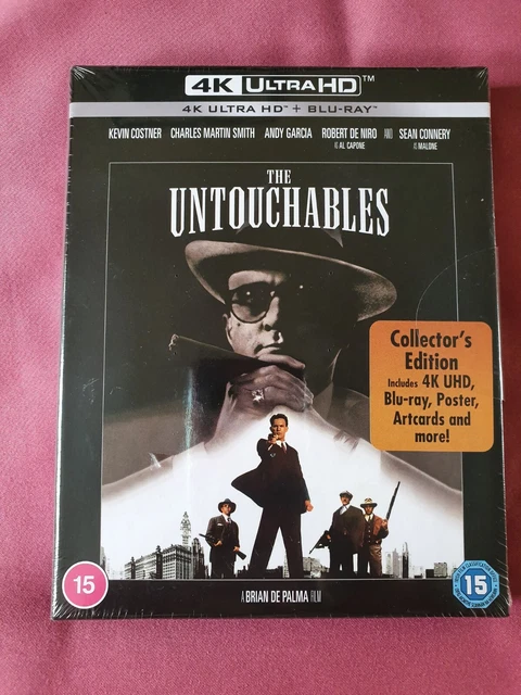 THE UNTOUCHABLES BLU-RAY (2022) Kevin Costner, De Palma (DIR) cert 15 2 ...