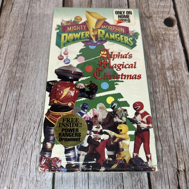 MIGHTY MORPHIN POWER Rangers: Alpha's Magical Christmas (VHS, 1994) £4. ...