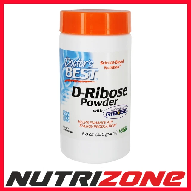 DOCTOR'S BEST D-RIBOSE with BioEnergy Ribose Energy Productin, Powder ...