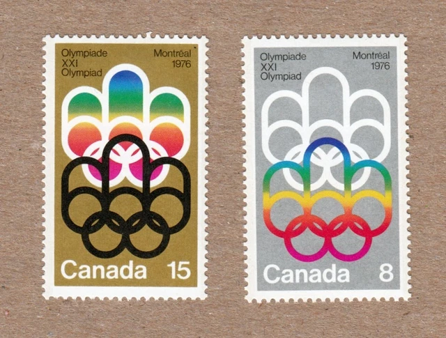 COJO SYMBOL OLYMPIC GAMES MONTREAL = Canada 1973 #623-624 MNH $1.42 ...