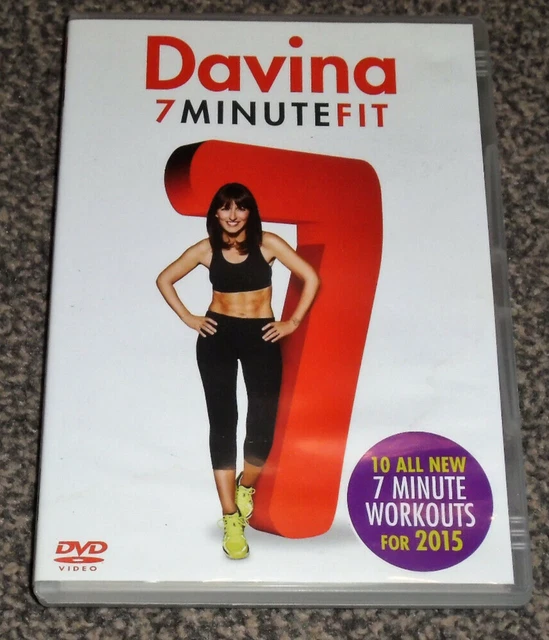 DAVINA : 7 Minute Fit Workout - Exercise Fitness Dvd In Vgc (Free Uk P ...