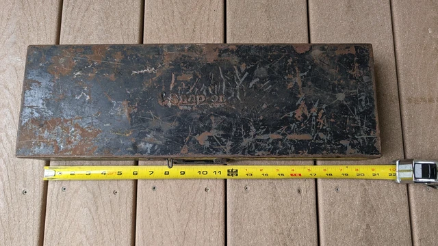 ANTIQUE VINTAGE SNAP-ON Tool Tool Box With Socket Compartments £47.77 ...