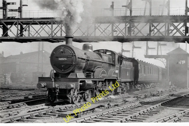 RAILWAY PHOTO EX LMS Compound 40929 passenger train unknown location ...
