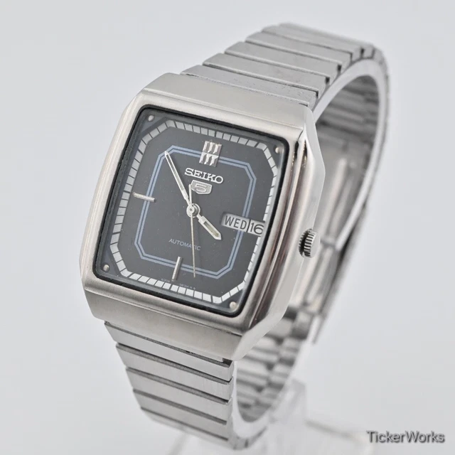 SEIKO 5 6309-513B Automatic Blue Dial Oct 1981 Men’s Vintage Watch £149 ...