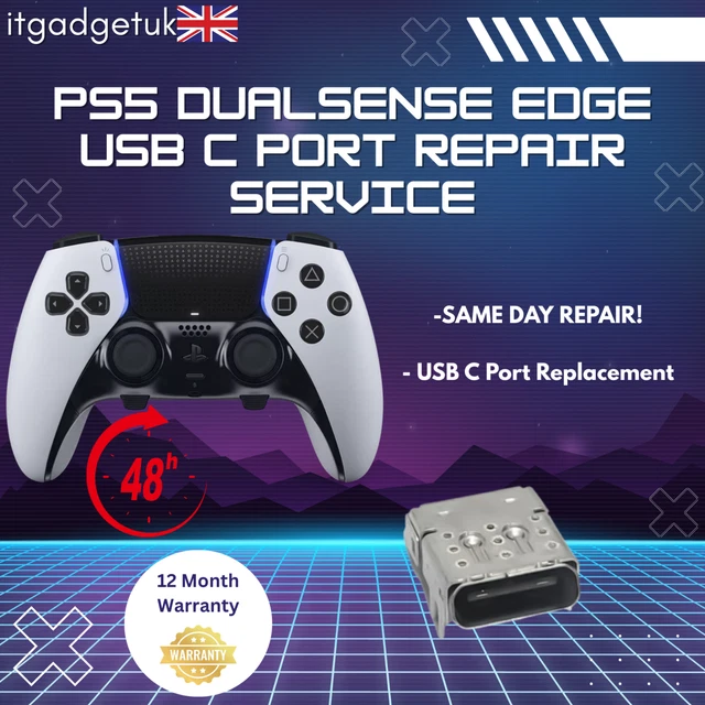 PS5 DUALSENSE EDGE USB C Port REPAIR SERVICE £24.99 - PicClick UK
