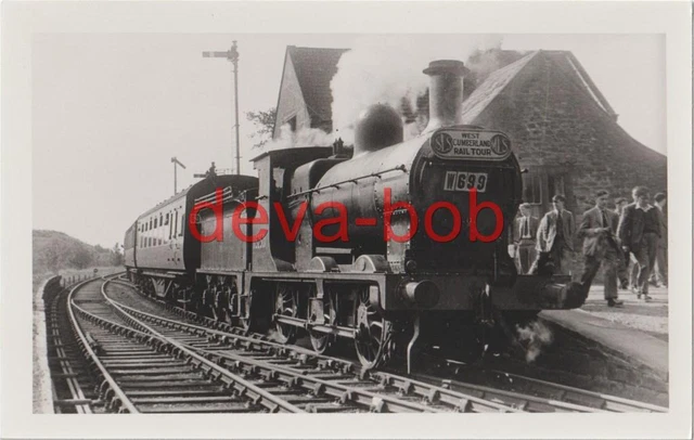 RAILWAY PHOTO LMS 3F 52501 Rowrah 1954 SLS MLS Rail Tour Furness 0-6-0 ...