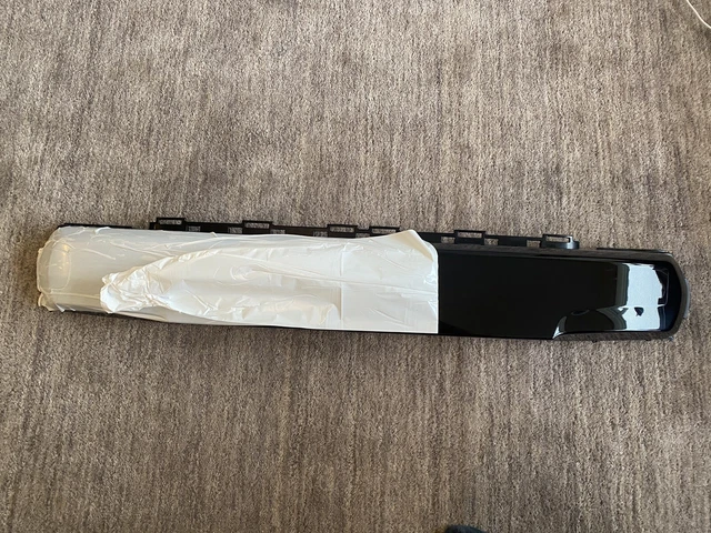 GENUINE MINI F55 F56 F57 Front Bumper Number Plate Plinth Gloss Blk ...