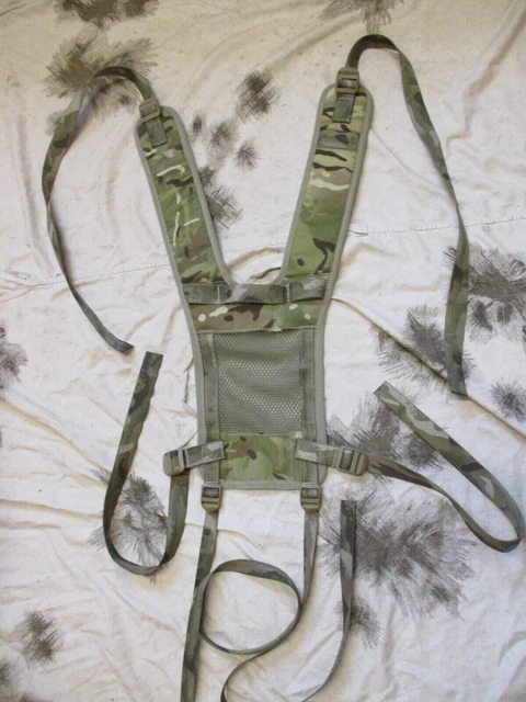 BRITISH ARMY GENUINE Issue MTP Multicam PLCE Side pouch Webbing Yoke ...