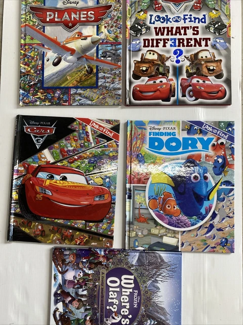 DISNEY PIXAR LOOK and Find Planes Cars Finding Dory Publications ...