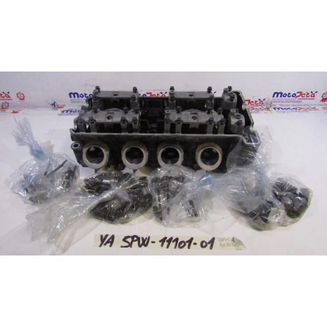 HEAD + AXIS Cam Camshaft + Valves Engine Block Yamaha YZF R1 02 03 By ...