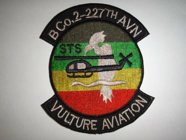 VIETNAM WAR US B Co 2nd Battalion 227th AVIATION Regiment VULTURE ...