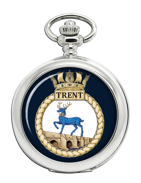 HMS TRENT, ROYAL Navy Pocket Watch EUR 54,04 - PicClick FR