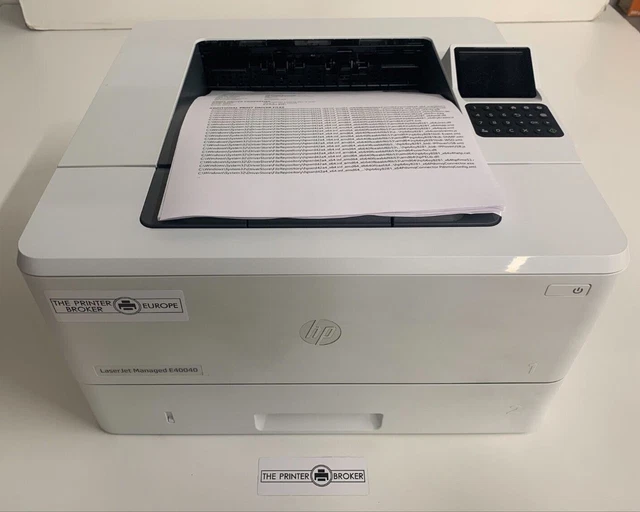 HP LASERJET E40040DN M404dn Imprimante A4 Mono Laser 3PZ35A EUR 260,63 ...