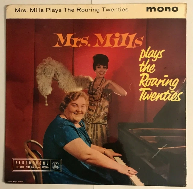MRS MILLS - "Plays The Roaring Twenties" 7" EP (1962) GEP 8865 / SIN5 ...