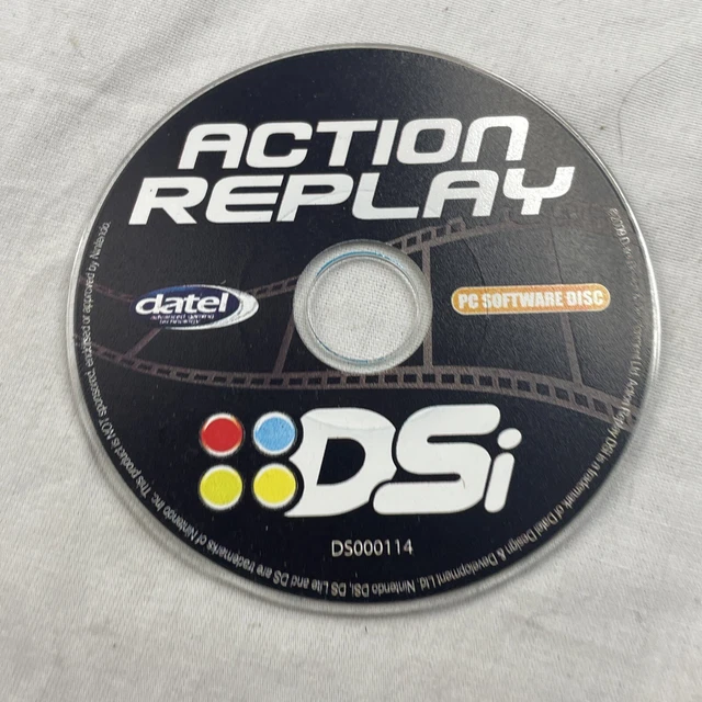 DATEL ACTION REPLAY Nintendo DSi Data Disc Pc Software Only Tested ... DATEL ACTION REPLAY Nintendo DSi Data Disc Pc Software Only Tested ...
