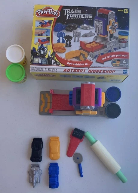 PLAY DOH TRANSFORMERS Dark of the Moon Autobot Workshop 2010 Rare ...