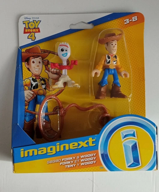 FISHER PRICE DISNEY Pixar Imaginext Toy Story 4 Forky And Woody Figure Set New £8.29 - PicClick UK