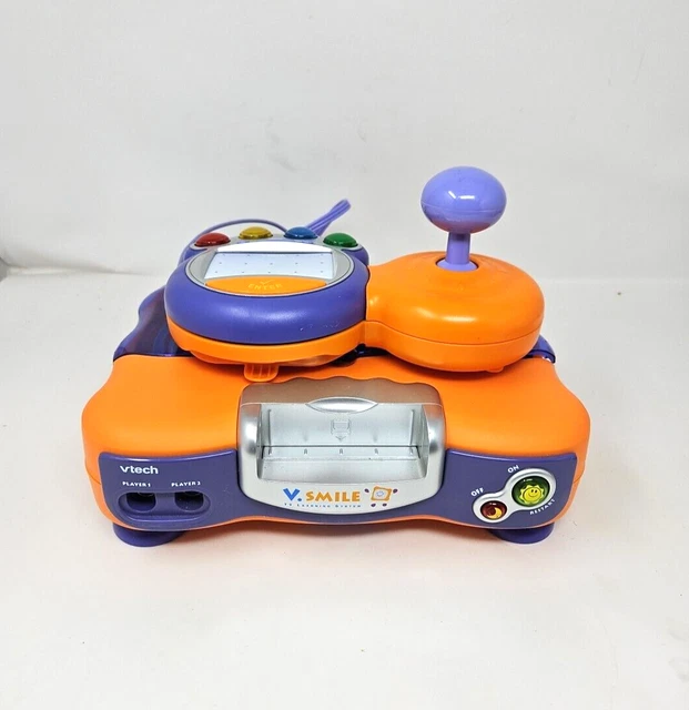 VTECH V. SMILE TV Learning System Console + 1 Controller + 3 Games ...