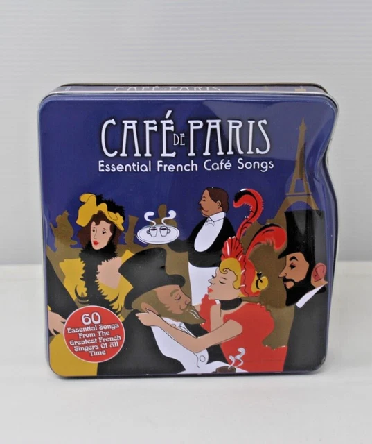 CAFE DE PARIS: Essential French Cafe Songs (CD Set) Tin Box Set - Used ...