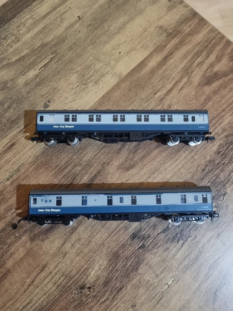 N GAUGE GRAFAR 2 X Intercity Sleeper Coaches £10.78 - PicClick UK