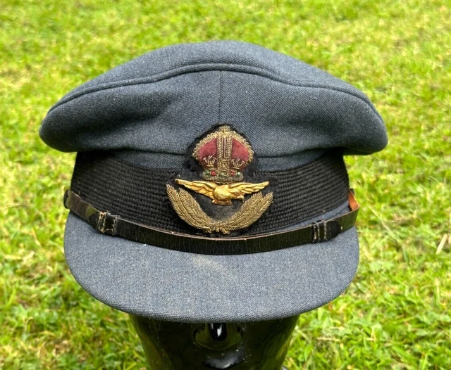 WW2 RAF OFFICERS Peaked Cap By Dunn & Co Original Period £125.00 ...