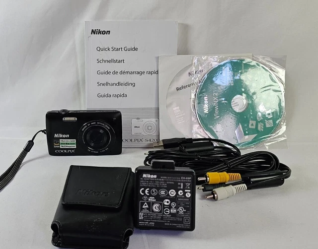 NIKON COOLPIX S4200 16.0MP ULTRA COMPACT Digi Camera 6x Wide Zoom ...