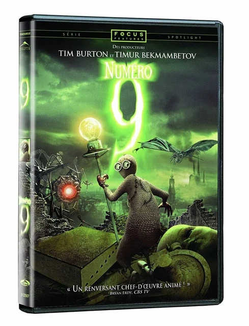 9 (DVD, 2009) Tim Burton Nine - DVD 📀 & Artwork Only - NO CASE $4.49 ...