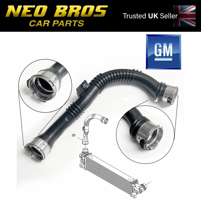 GENUINE TURBO BOOST Intercooler Hose Vauxhall Vivaro Renault Trafic 1.6 ...